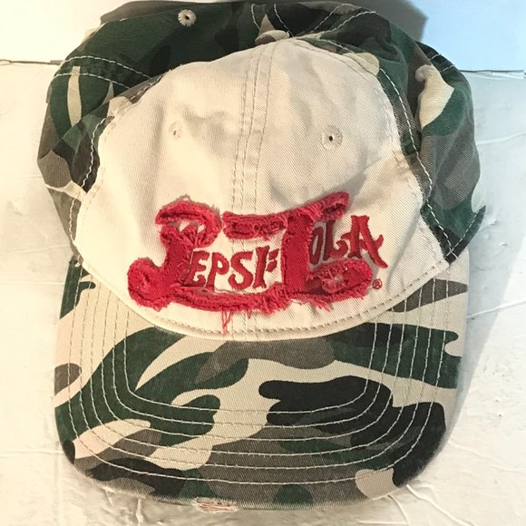 Pepsi | Accessories | Pepsi Cola Army Camo Camouflage Snapback Cap Hat ...